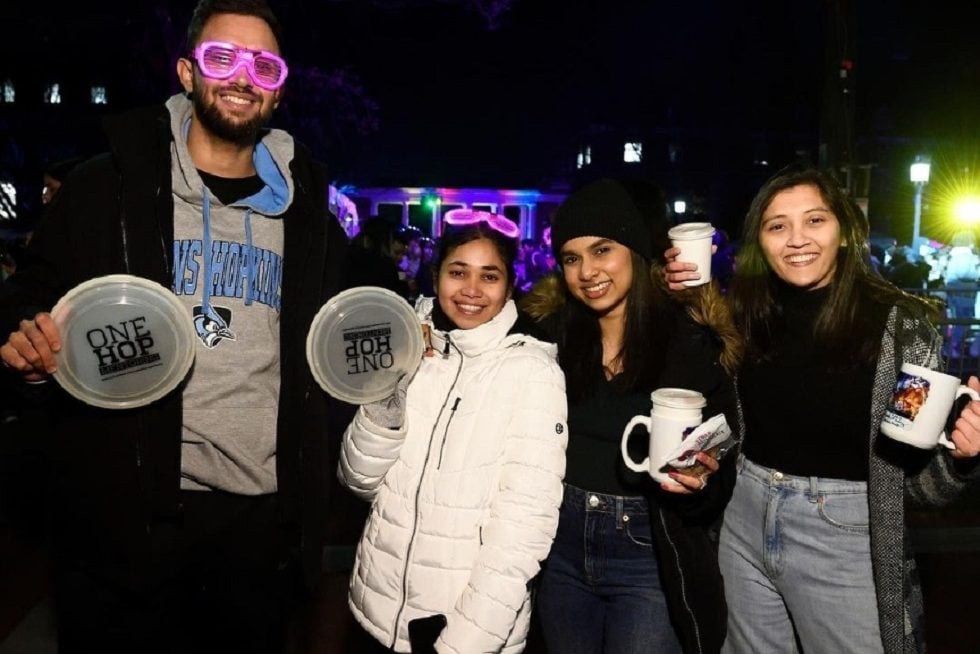 JHU – Lighting of the Quad - Master of Science in Engineering Management